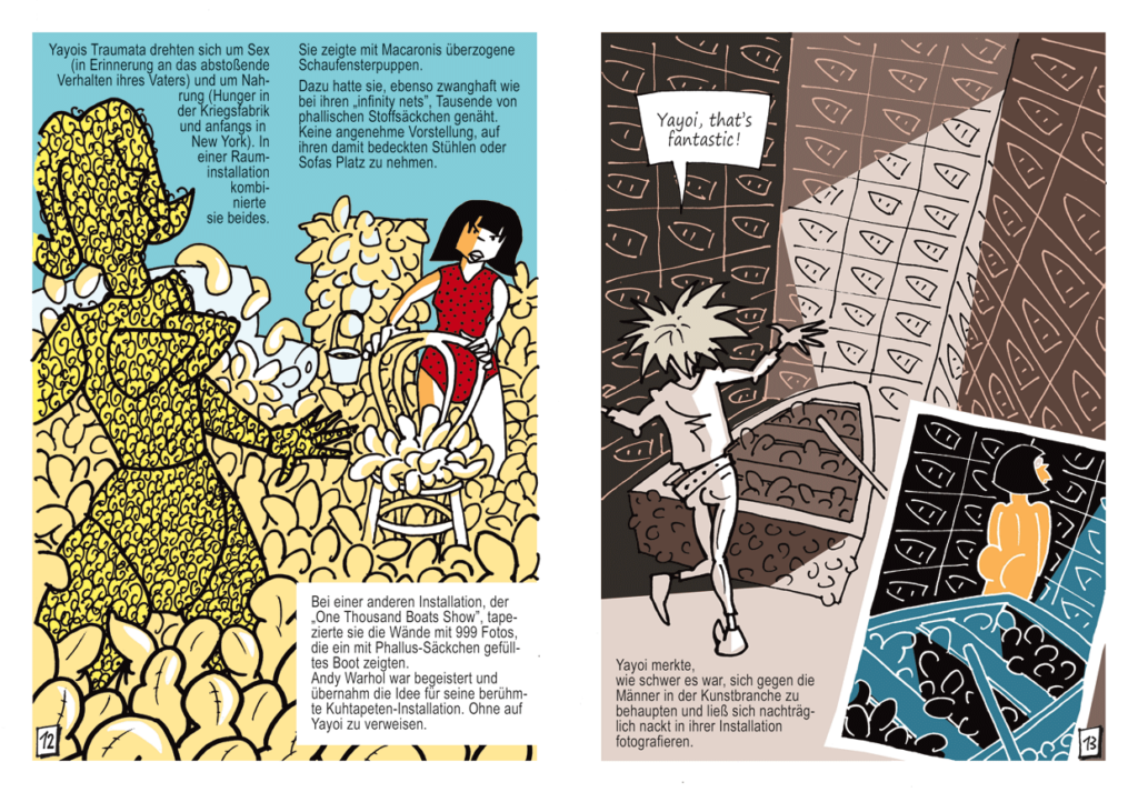 Künstler-Comic Biografie / Yayoi Kusama – Shop im Picasso-Museum