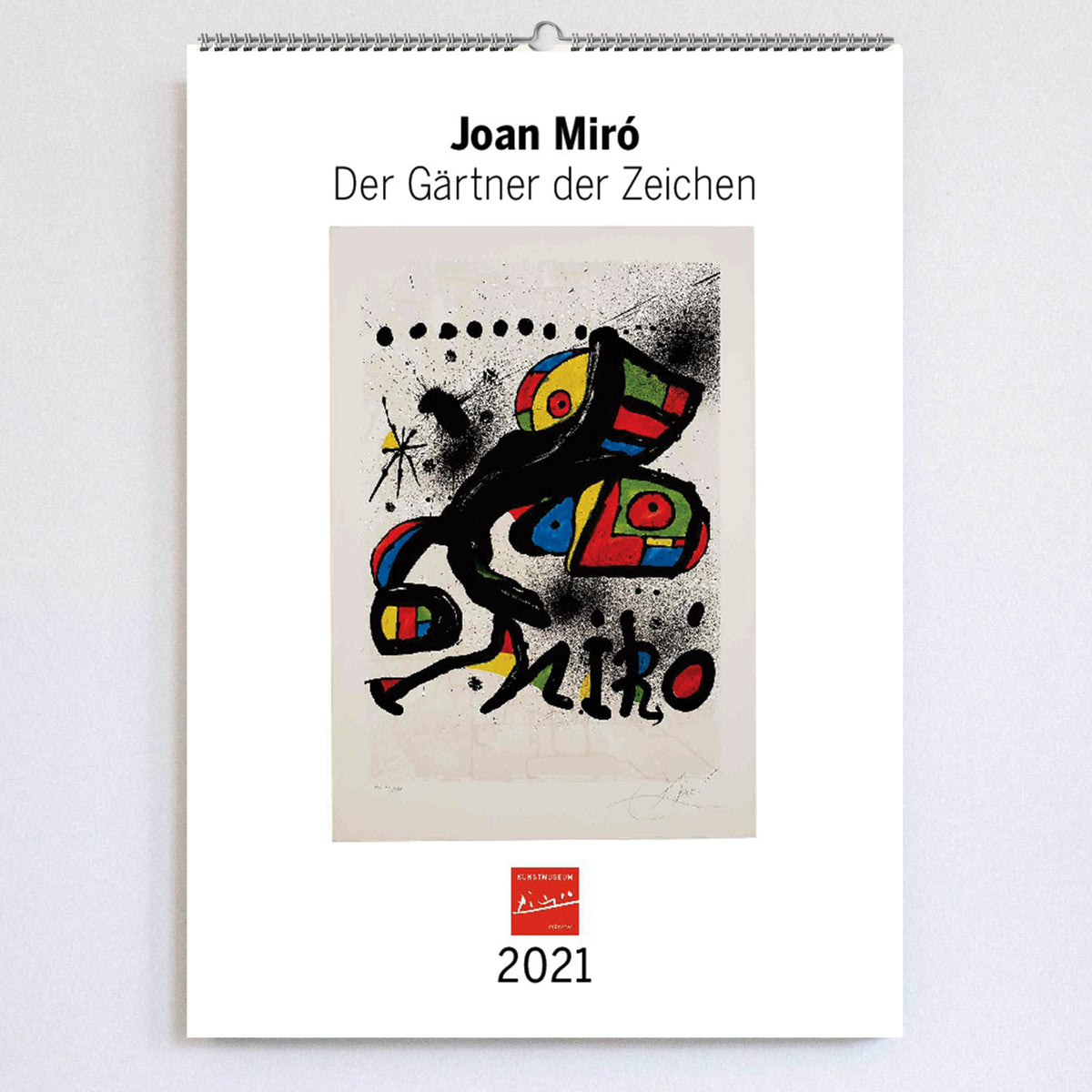 Museum Calendar 2021 / Joan Miró / The Gardener of Signs – Shop im ...